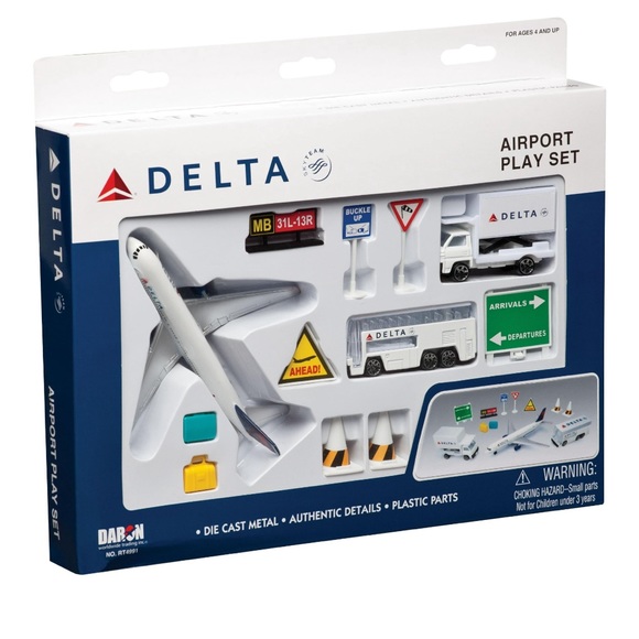 Delta | Toys | Delta Air Lines Play Set Plus Extras | Poshmark